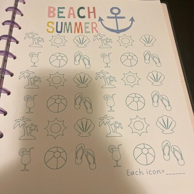 Beach Summer Savings Challenge With Cash Envelope - Etsy