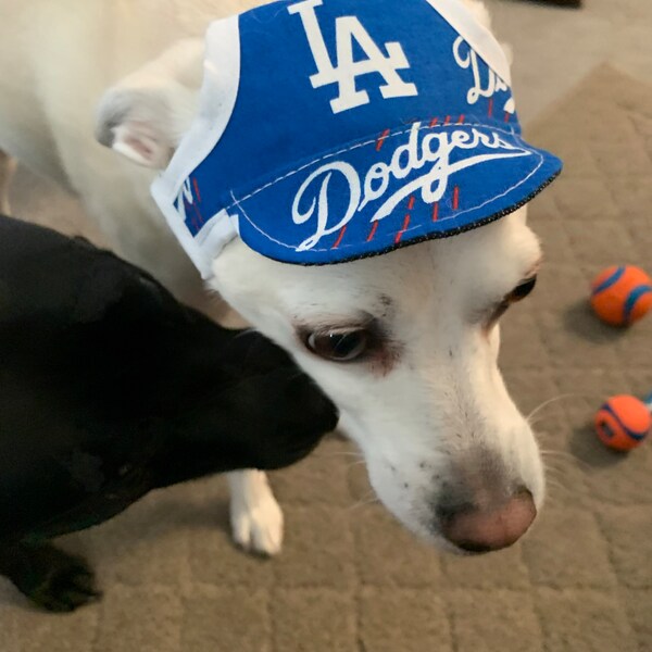 Dog Hat - Dodgers Sports Fabric - Etsy