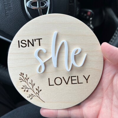 She's Here Wooden Sign He's Here Wooden Sign Birth - Etsy