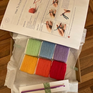 Childrens Sewing / Cross Stitch Kit With Binca Fabric, Blunt Needle and ...