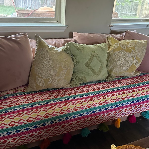 Christmas Tree Shape Tassel Velvet Pillow Christmas Tree Shape Sofa ...