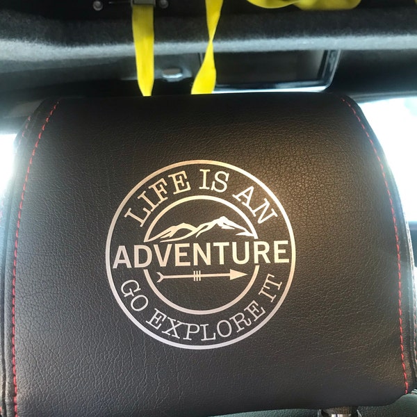 Life is an Adventure Funny Novelty Car, Caravan, Camper Van, Motorbike ...