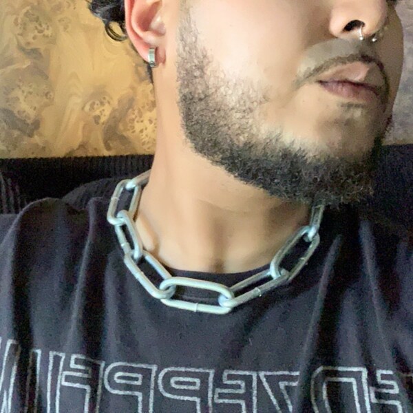 Clear Pvc Spike Double Piercing Choker - Etsy