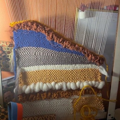 Weaving Loom Kit. Giant Woolly Mammoth Loom. Learn to Frame Weave ...