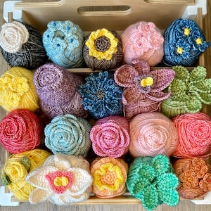 Crochet Pattern SNOWDROP Flower Bouquet Level 5 - Etsy