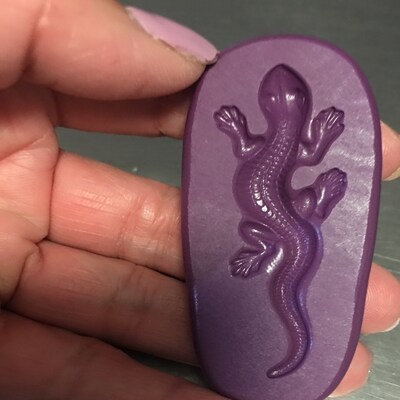 Lizard Gecko Salamander Mold/mould Silicone Molds Polymer Clay Resin ...