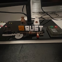 Rust Game Logo Gamer Room Desk Decor - Etsy