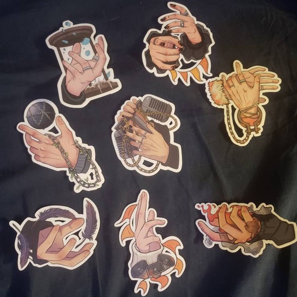 YUNHO | ATEEZ Hand Stickers | Premium Matte Waterproof Vinyl Kpop ...