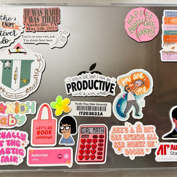 Everything is Fine Face Tina Belcher, Bob's Burgers Sticker, Bob's ...