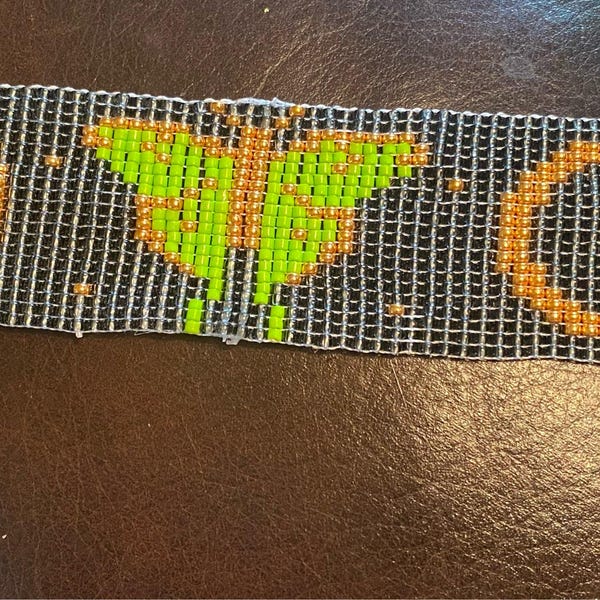 Luna Moth Bead Loom Bracelet Patterns Seed Bead Crescent Moon Native ...