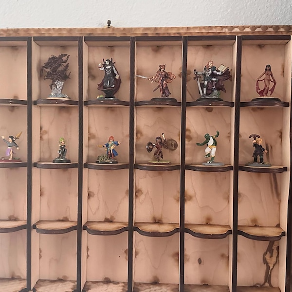 28 Slot Miniature Display Kit for Collectibles (assembly Required) - Etsy