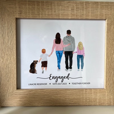 Family Hand Print A4 A3 Mother Father Baby New - Etsy UK