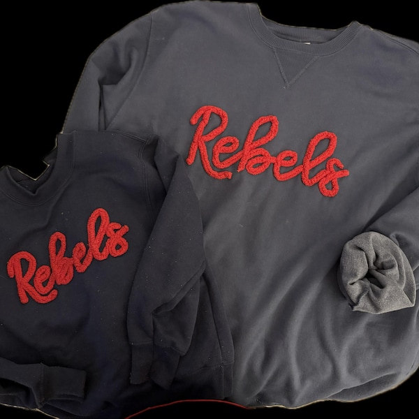 Cursive Yarn Embroidery Font - Machine Embroidery Font for Chenille ...