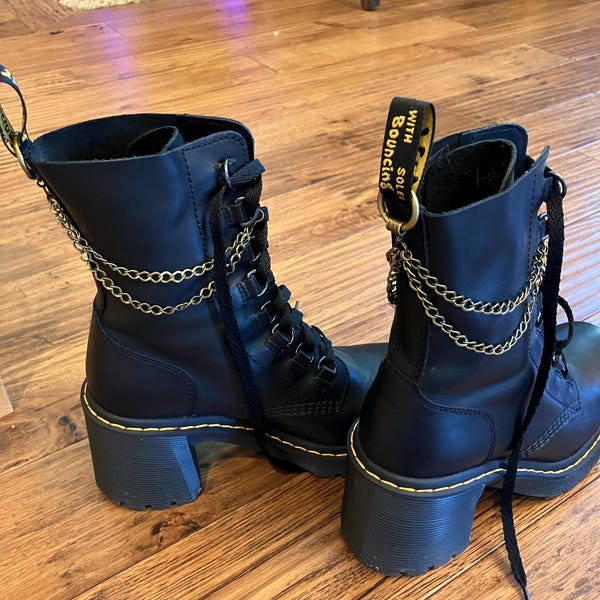 Dr Martens Lightweight Double Wrap Chains | Aluminium Chain 4 Colours ...