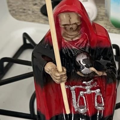 Santa Muerte Con Malverse Y San Judas - Etsy