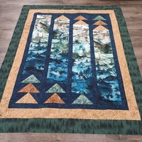 Ingots Quilt PATTERN by Quilting Renditions Featuring Cedarcrest Falls ...