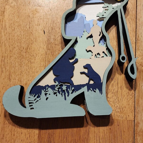 3D Multilayer, Laser Cut SVG - 6 Layer Art Piece for Glowforge - SVG ...