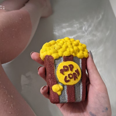 Popcorn Bath Bomb Movie Themed Carnival Fair - Etsy