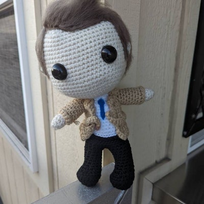 PATTERN: Supernatural Castiel Plush Crochet PDF - Etsy