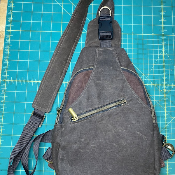 Wayfarer Sling Backpack PDF Sewing Pattern: Unisex Crossbody Bag - Etsy
