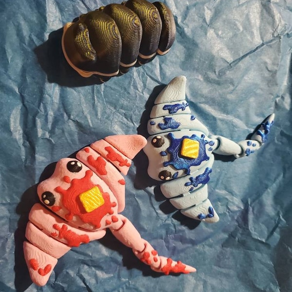 Flappy Jacks Articulating Stingray 3D Printed Fidget Toy Desk Decor - Etsy