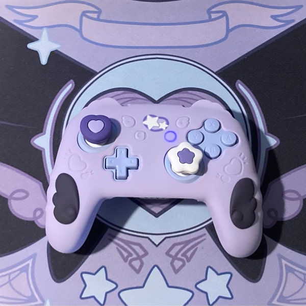 Custom Lavender Dream All Pastel Purple Nintendo Switch Pro Controller ...