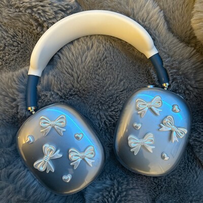 White Bow Cases for Airpods Max, Apple Headphones, Headphone Cases ...