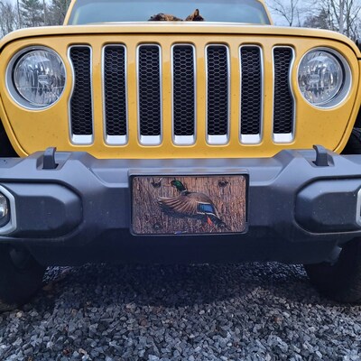 Flying Mallard License Plate, Duck Hunting License Plate, Duck Hunter ...