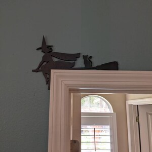 Halloween Door Corner Sign Witch Halloween Decor Halloween - Etsy