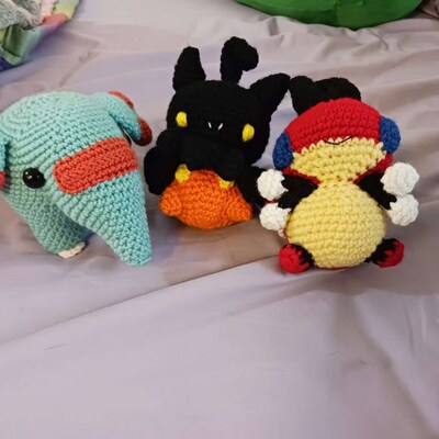 Crochet Porygon Inspired Chibi Pokemon - Etsy
