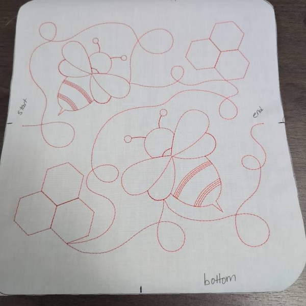 Quilt Block Background Embroidery Design. Quilting Block Embroidery ...