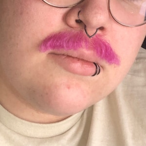 Realistic Fake Tony Stark's Beard Kit Full Handmade - Etsy