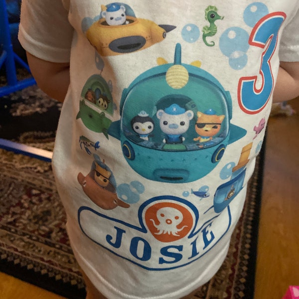 Octonauts Birthday Shirt, Octonauts Family Shirt, Octonauts Party Shirt ...