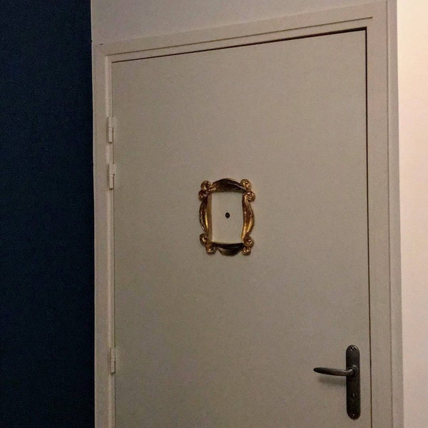 Handmade Gold Peephole Frame, Monica's Frame, TV Show Memorabilia ...