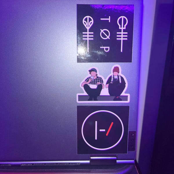 Twenty One Pilots Sticker Packs - 4 Stickers + Mystery Sticker - Etsy