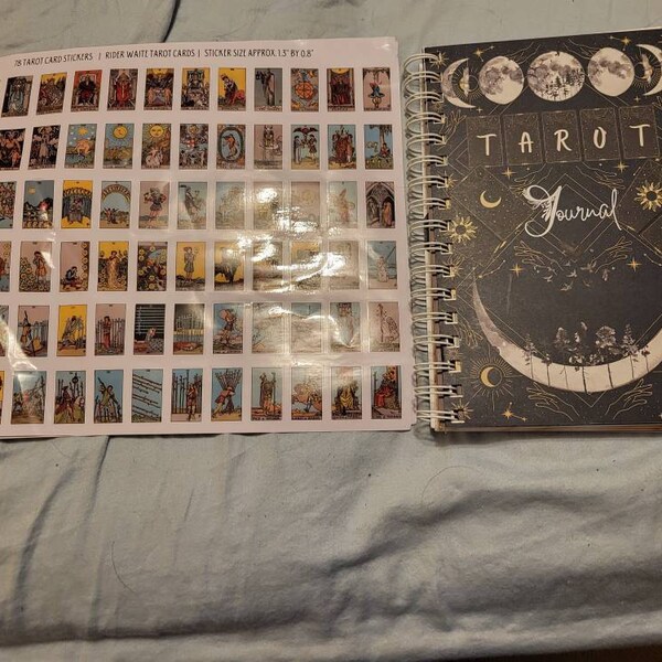 TAROT JOURNAL | Tarot Stickers | Tarot Planner | Tarot Card Tracker ...