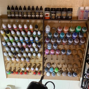 Wall Mounted Essential Oils Rack Holds 75 Oils | Etsy