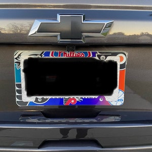 Philadelphia Sport Teams License Plate Frame Decorative Plate Holder - Etsy