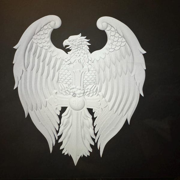 Policeman Angel Defender 3D STL Model, CNC Router Engraver, Artcam ...