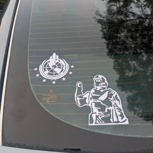 Super Earth Car Decal - Helldivers 2 - Etsy