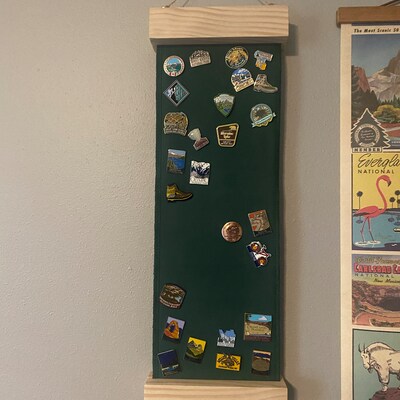 Mini Wall Hanging for Enamel Pin Display - Etsy