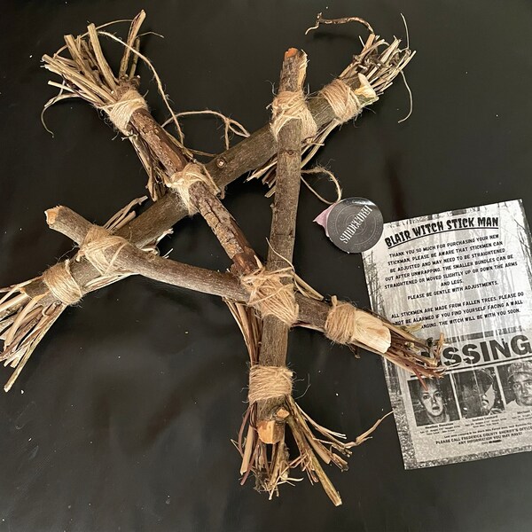 Blair Witch Inspired Hanging Stick Man Mobile. Horror. Witch. Halloween ...