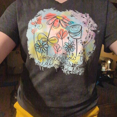 Flower Shirts,aesthetic Wild Flower Shirt, Botanical Floral,minimalist Shirts for Women ...