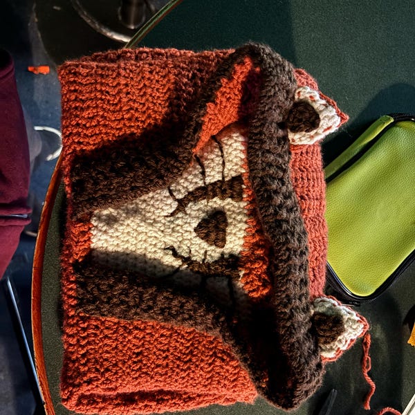 Fox Hooded Cowl CROCHET PATTERN Fox Snood Crochet Pattern, Animal Hood ...