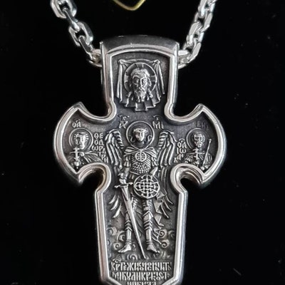 Saint George and Serpent Pendant, Solid St George Slaying the Dragon ...
