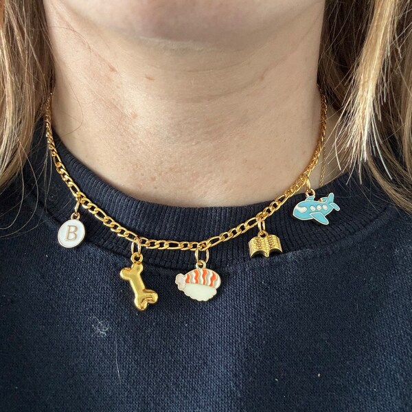 Chappell Roan Inspired Charm Necklace / Waterproof Chain and Freshwater ...