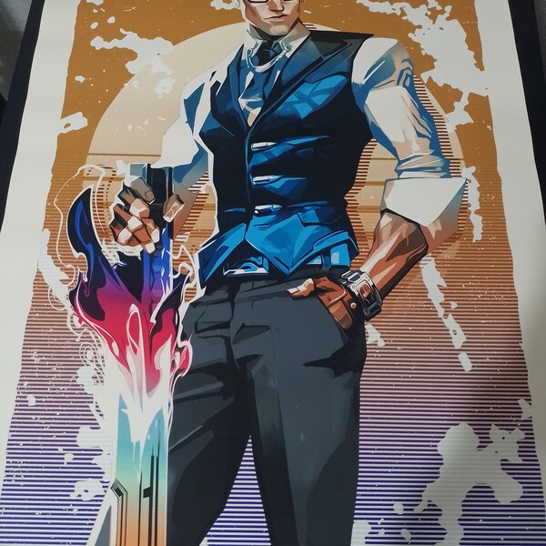 Valorant Deadlock Poster, Valorant Poster, Deadlock Valorant Art Print ...