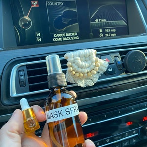 Macrame Car Vent Clips & Oil Diffuser / Stocking Stuffer / Gift ...