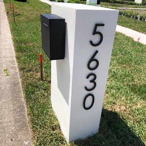 MARTIN B Square Modern and Contemporary Mailbox, Vsons Design Original ...