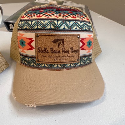 Infant or Child's Snap Hat With Leather Patch - Etsy